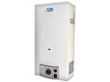 Boiler de paso Heat Master HMI-06LP, gas LP, 6L, color blanco.
