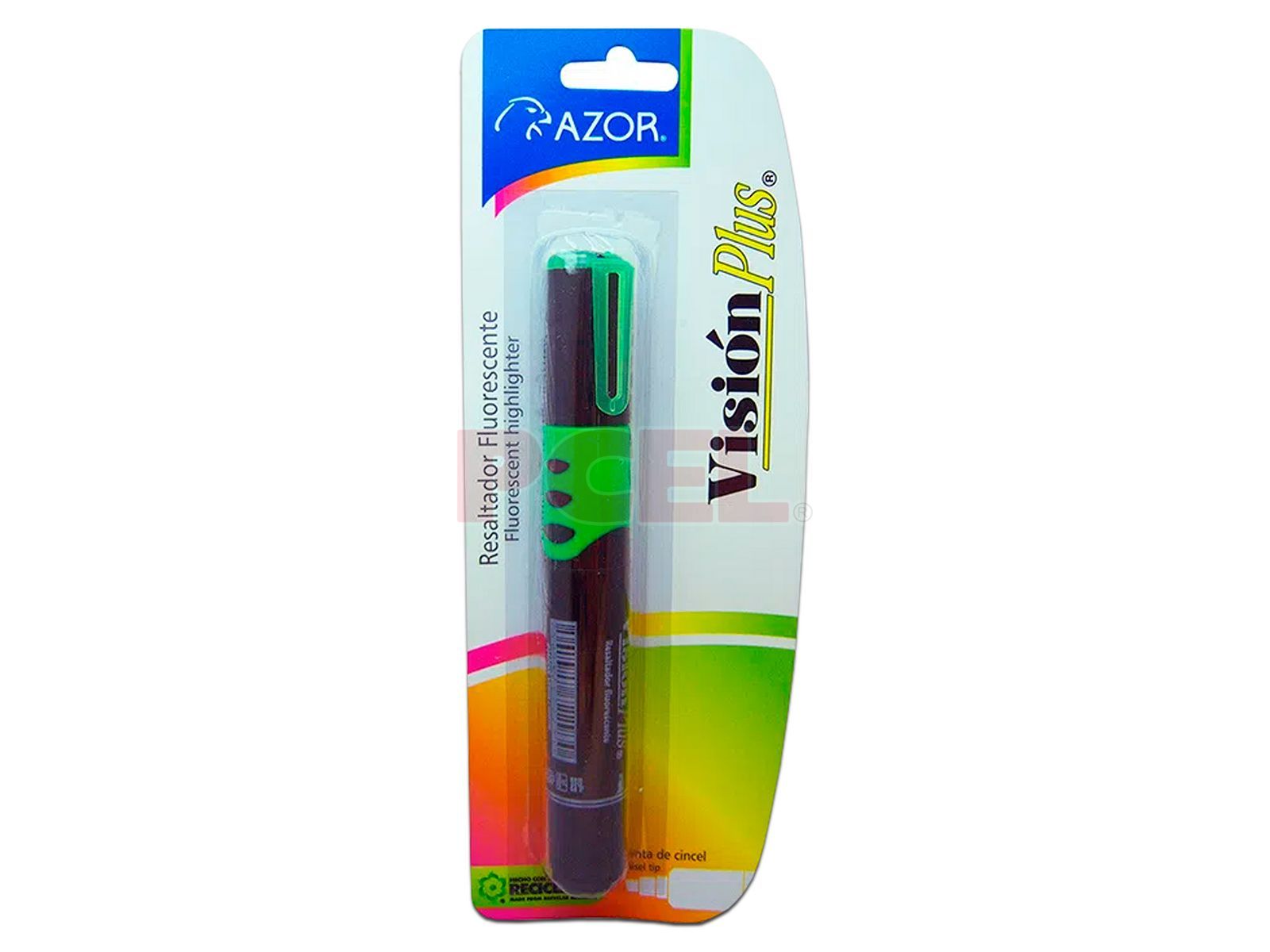Marcador Azor VISION PLUS, Color Verde.