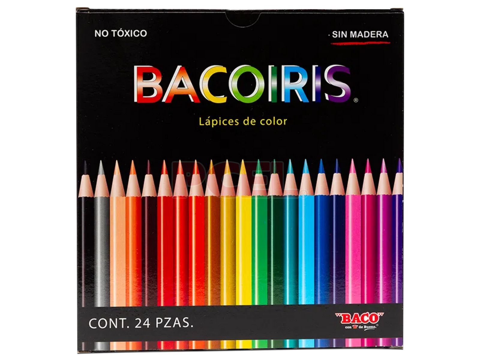 Colores BACO Bacoiris, Redondos, 24 pzas, Colores Surtidos.