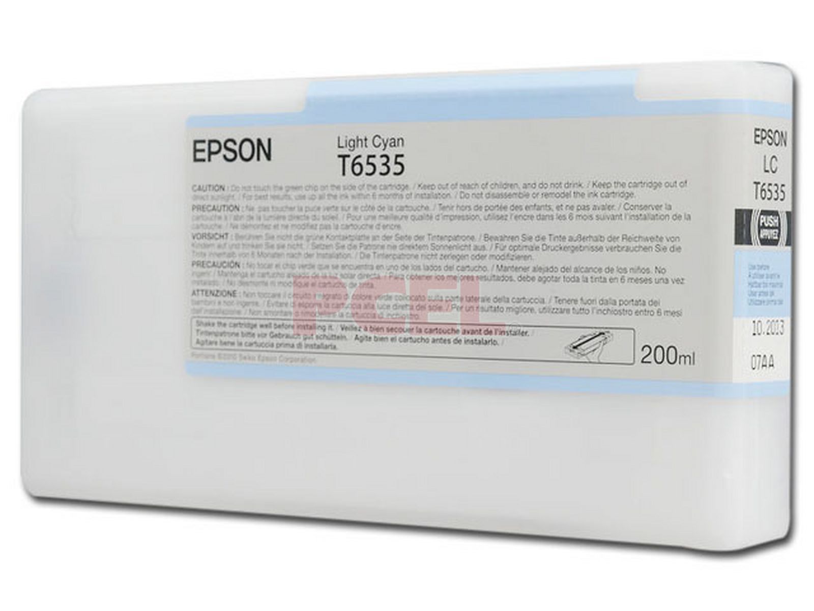 Cartucho de Tinta Epson Cian Claro, Modelo: T6535.