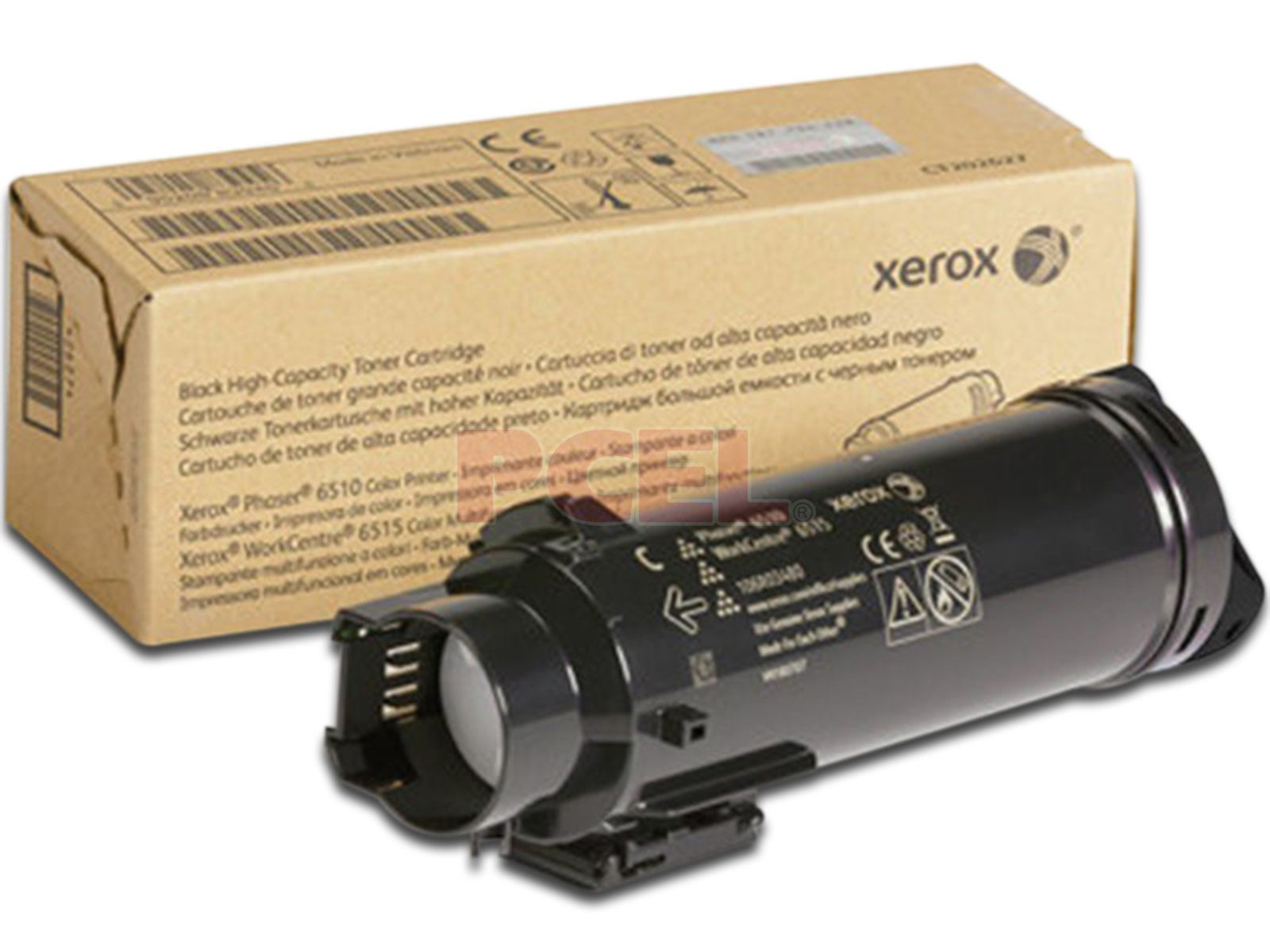 Cartucho de tóner Xerox, Cian, Modelo: 106R03693.
