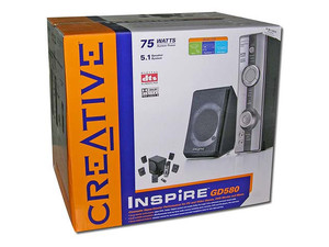 Bocinas Creative Inspire GD580 5.1, RMS total de 47 Watts, DTS, Dolby ...