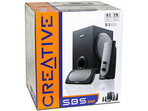 Bocinas Creative SBS 580 5.1, RMS total de 41 Watts. | pcel.com