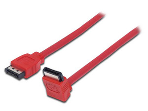 Cable Serial Manhattan SATA (M-M) en ángulo 90, 50cm. | pcel.com