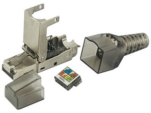 Plug Modular RJ-45 LinkedPRO, Cat6a, Blindado, Sin Herramienta (Tool ...