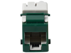 Jack Siemon UltraMAX Cat6, UTP, Tipo Keystone, Color Verde. | pcel.com