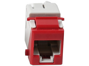 Jack Siemon UltraMAX Cat6A, UTP, Tipo Keystone, Color Rojo. | pcel.com