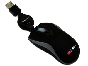 Mini Mouse Labtec Mini Optical Glow, retráctil USB. Color Negro con ...