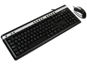 Teclado Multimedia y Mouse óptico Easy Line, PS/2. | pcel.com