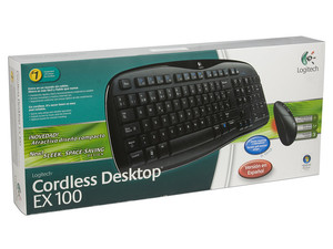Teclado y Mouse inalámbricos Logitech Cordless Desktop EX 100 | pcel.com