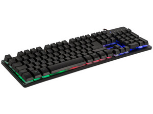 Teclado gamer Manhattan, con retroiluminación RGB, USB, (Versión Español).