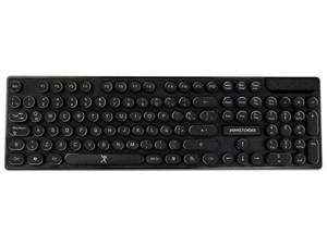 Teclado Inalámbrico Perfect Choice PC-201090, Receptor USB, Color Negro ...
