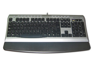 Teclado ViewSonic Multimedia, USB. Color Negro con Plateado | pcel.com