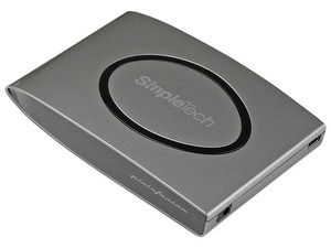 Disco Duro Externo SimpleTech de 250GB, USB 2.0. Color Gris | pcel.com