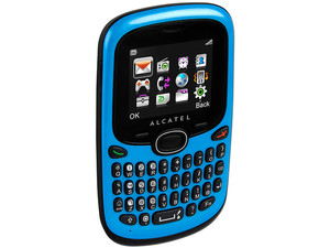 Celular Alcatel OT-255A, Tipo barra delgado con teclado QWERTY, Radio ...