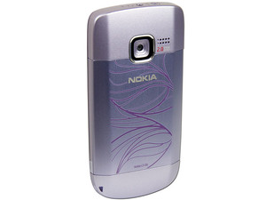 Celular Nokia C3 con teclado QWERTY, cámara de 2 MP y conexión Wi-Fi. Color Lila. Región 4 ...