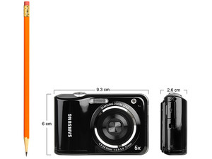 Cámara Fotográfica Digital Samsung ES28 de 12.2MP. Color Negra. | pcel.com