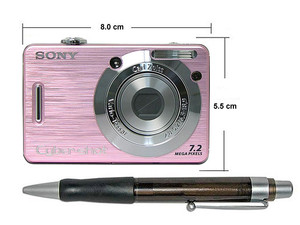 Cámara Fotográfica Digital Sony Cyber-Shot DSC-W55, 7MP. Color Rosa ...