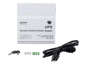 fuente de alimentación Epcom PL12DC5ABK para sistemas de CCTV y Control de Acceso, 12V, 5A ...