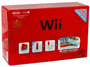 Consola Nintendo Wii Edición Limitada 25 Aniversario Mario Bros, Roja ...