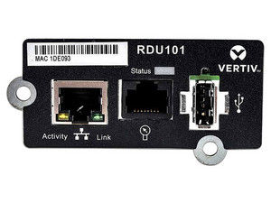 Tarjeta de comunicaciones Vertiv Liebert RDU101, 2 puertos RJ45, 1 ...