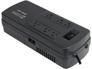 UPS Zigor Ebro 400 de 180W (400VA), con 6 contactos Nema 5-15R. | pcel.com