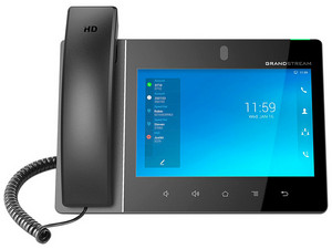 Telefono IP Grandstream GXV3480, 16 líneas SIP, Pantalla Multi Touch de 8", Cámara de 2MP (1920 ...