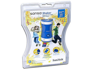 Sansa Shaker MP3, 512MB, Color Azul. Cambia de Canción y Activa Sonidos ...