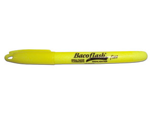 Marcatextos Baco Flash Junior, Punto Fino. Color Amarillo. | pcel.com
