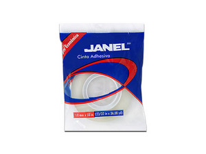 Cinta Adhesiva Janel 255, Económica, 18mm x 33m, 1 Pieza. | pcel.com