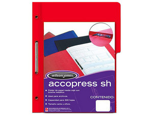 Folder ACCO Brands P4568 Accopress Tamaño Oficio con Broche, Color Rojo ...