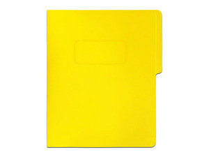 Carpeta PressBoard Fortec FB-3023 con Broche, Color Amarillo. | pcel.com