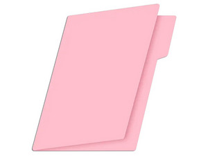 Folder Fortec FCR-04 Tamaño Carta, 100 Piezas, Color Rosa. | pcel.com