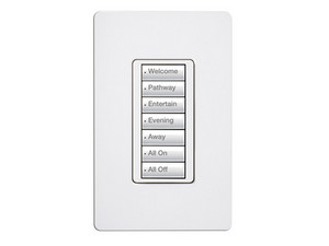 Teclado Seetouch LUTRON RRDW7BWH 7, Botones Programables, Color Blanco ...