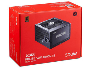 Fuente de Poder XPG Probe de 500W, ATX, 80 Plus Bronze, Color Negro. | pcel.com
