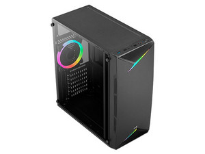 Gabinete Gamer AeroCool Talon, Mid-Tower, ATX, RGB, (sin fuente de poder), Color Negro. | pcel.com
