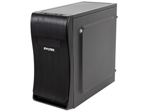 Gabinete Evotec EV-1014, Micro-ATX, Fuente de Poder de 600 W, Color Negro. | pcel.com