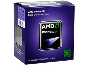 Procesador AMD Phenom II X2 550, 3.1GHz, Cache L2 2x512KB, L3 6MB, Socket AM3, Dual-Core, 80W ...