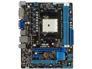 T. Madre ASUS A55M-E, ChipSet AMD A55 FCH, Soporta: AMD A10/ A8/ A6/ A4 ...