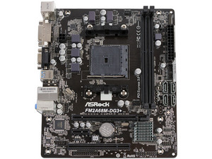 T. Madre ASRock FM2A68M-DG3+, ChipSet AMD A68H, Soporta: Procesadores ...