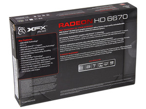 Tarjeta de Video XFX Radeon HD 6670, 1GB DDR3, HDMI, DVI, DirectX 11, Puerto PCI Express 2.1 ...