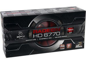 Tarjeta de Video XFX Radeon HD 6770, 1GB GDDR5, HDMI, DVI, DirectX 11, Puerto PCI Express 2.1 ...