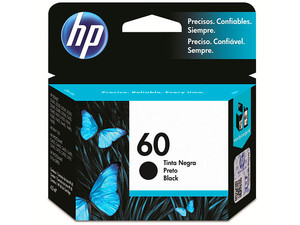 Cartucho de tinta HP 60 negra Original (CC640WL). | pcel.com