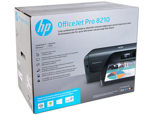 Impresora de inyección de tinta a color HP Officejet Pro 8210, resolución hasta 2400 x 1200 dpi ...