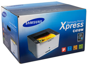 Impresora Láser a Color Samsung Xpress C410W, hasta 2,400 x 600 dpi, WiFi, Ethernet, USB. | pcel.com