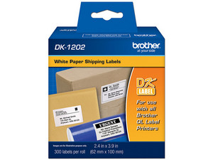 Rollo de 300 etiquetas Brother DK1202 precortadas de 62 x 100mm ...