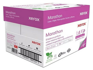 2500 Hojas de Papel Bond Blanco Xerox Marathon de 70g/m, Tamaño Carta ...