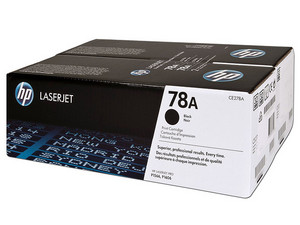 Pack de 2 cartuchos de tóner HP 78A Negro Laserjet Original (CE278AD ...