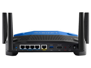 Ruteador Inalámbrico Linksys WRT1900AC de Doble Banda 2.4 GHz y 5 GHz ...