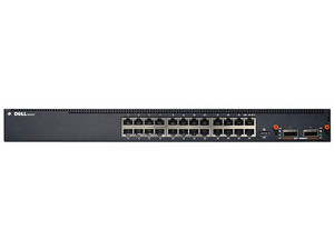 Switch Dell N4032 de 24 puertos fijos RJ45 de 10 GbE (10 Gb/1 Gb/100 Mb ...